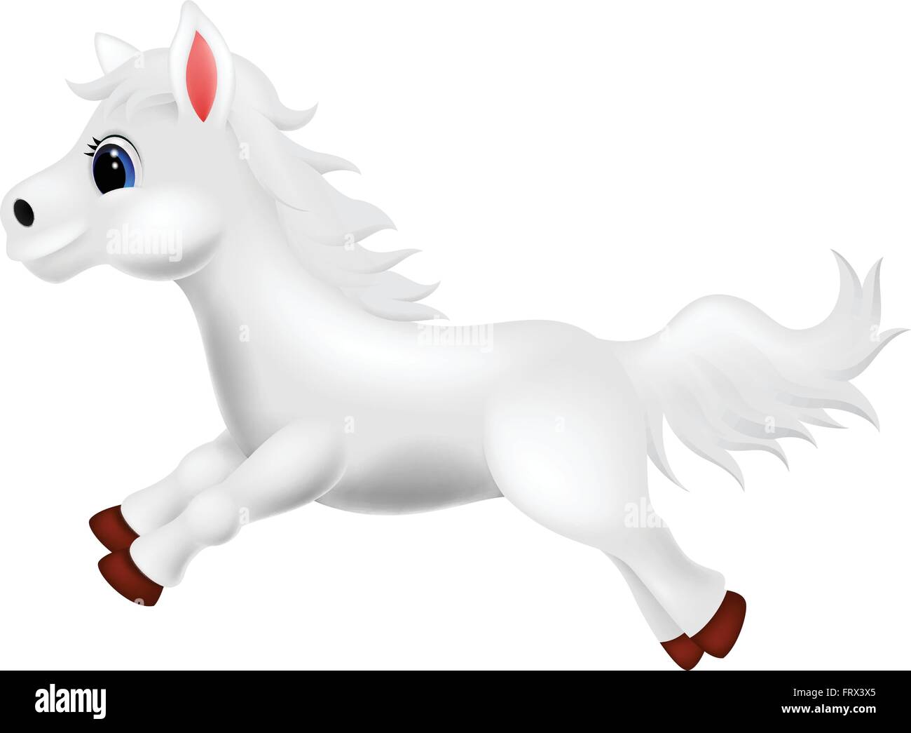 American paint horse isolated Stock Vector Images - Alamy