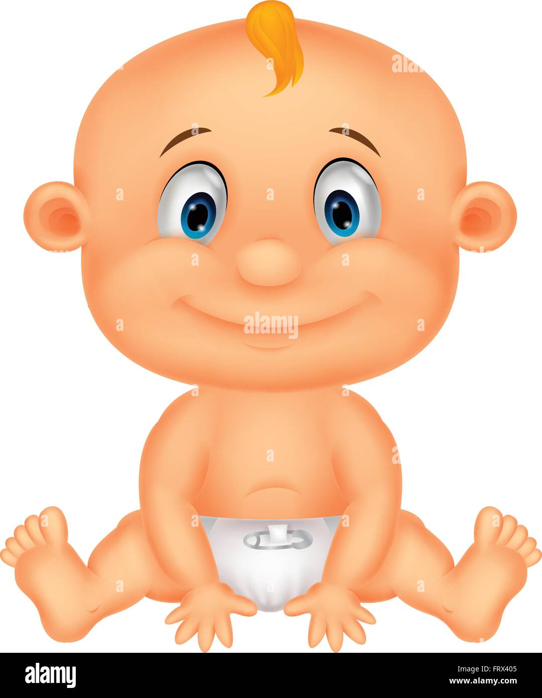 Baby boy cartoon Stock Vector Image & Art - Alamy