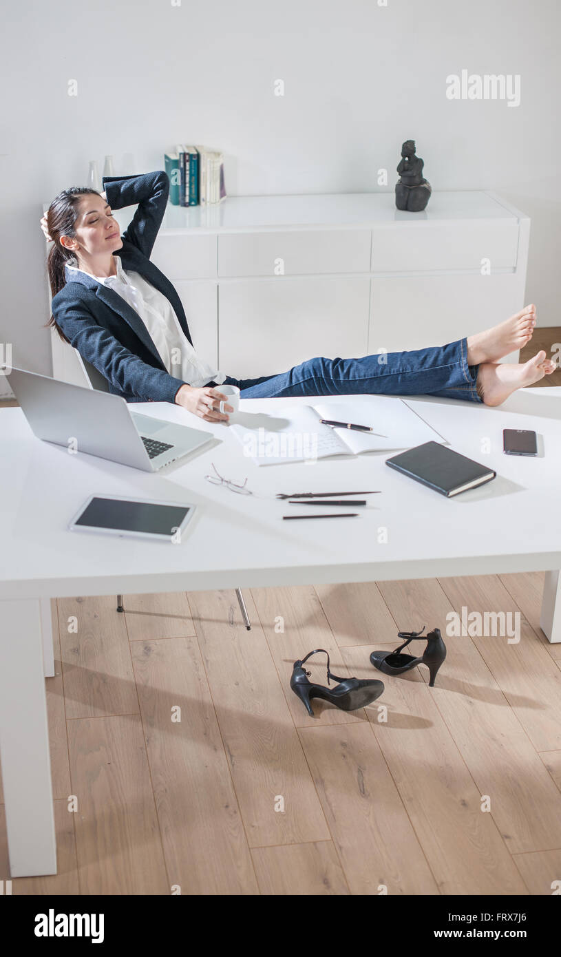 Funny Women Scratching In Office