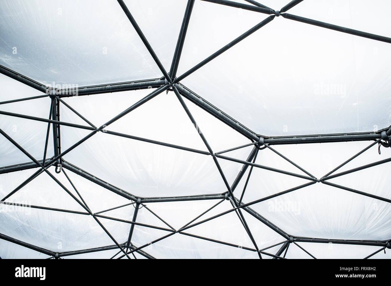 Eden Project, Biome Structure Stock Photo - Alamy