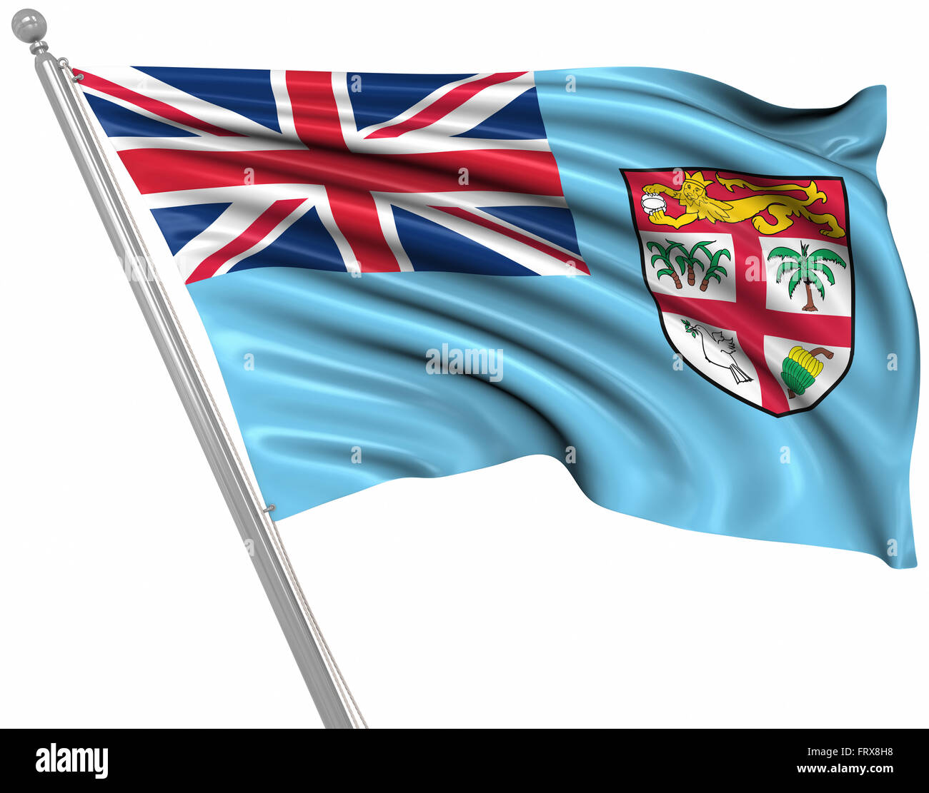 Fiji flag hi-res stock photography and images - Alamy