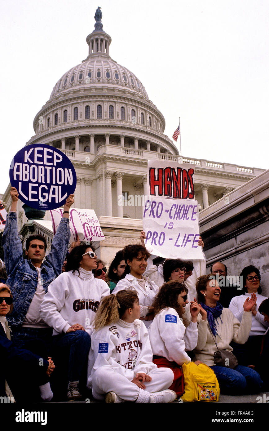 Pro choice march 1989 hi-res stock photography and images - Alamy