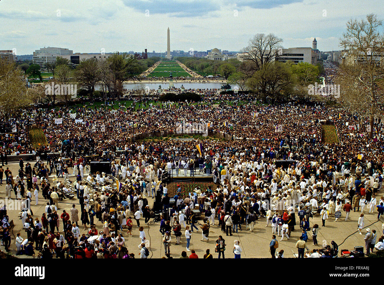 Washington, DC., USA, 10th April 1989 In one of the biggest political ...