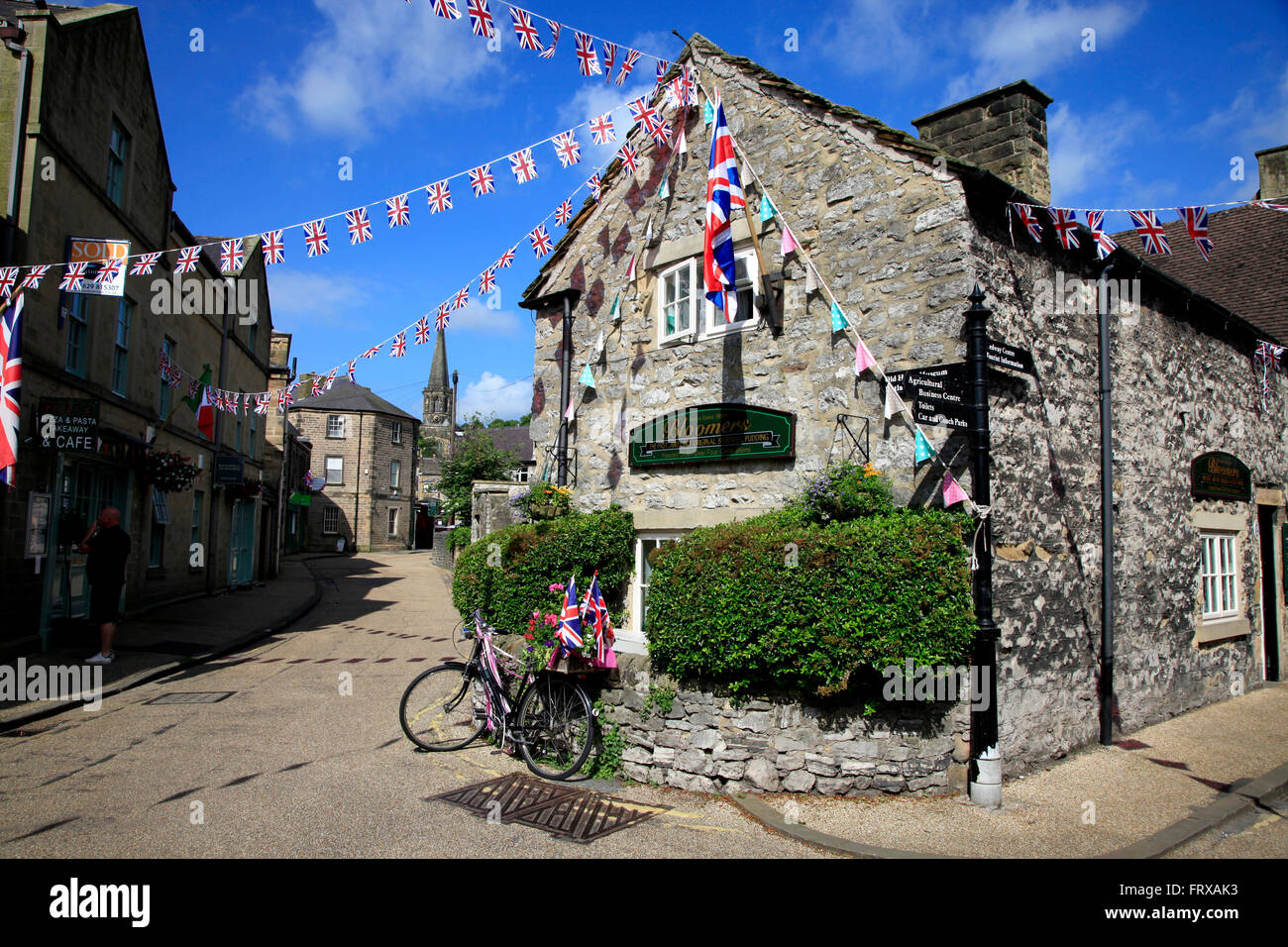 Bakewell in Derbyshire, England Stock Photo - Alamy