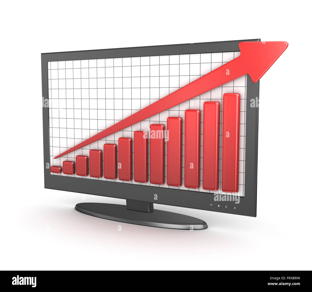 3d bar graph computer hi-res stock photography and images - Alamy