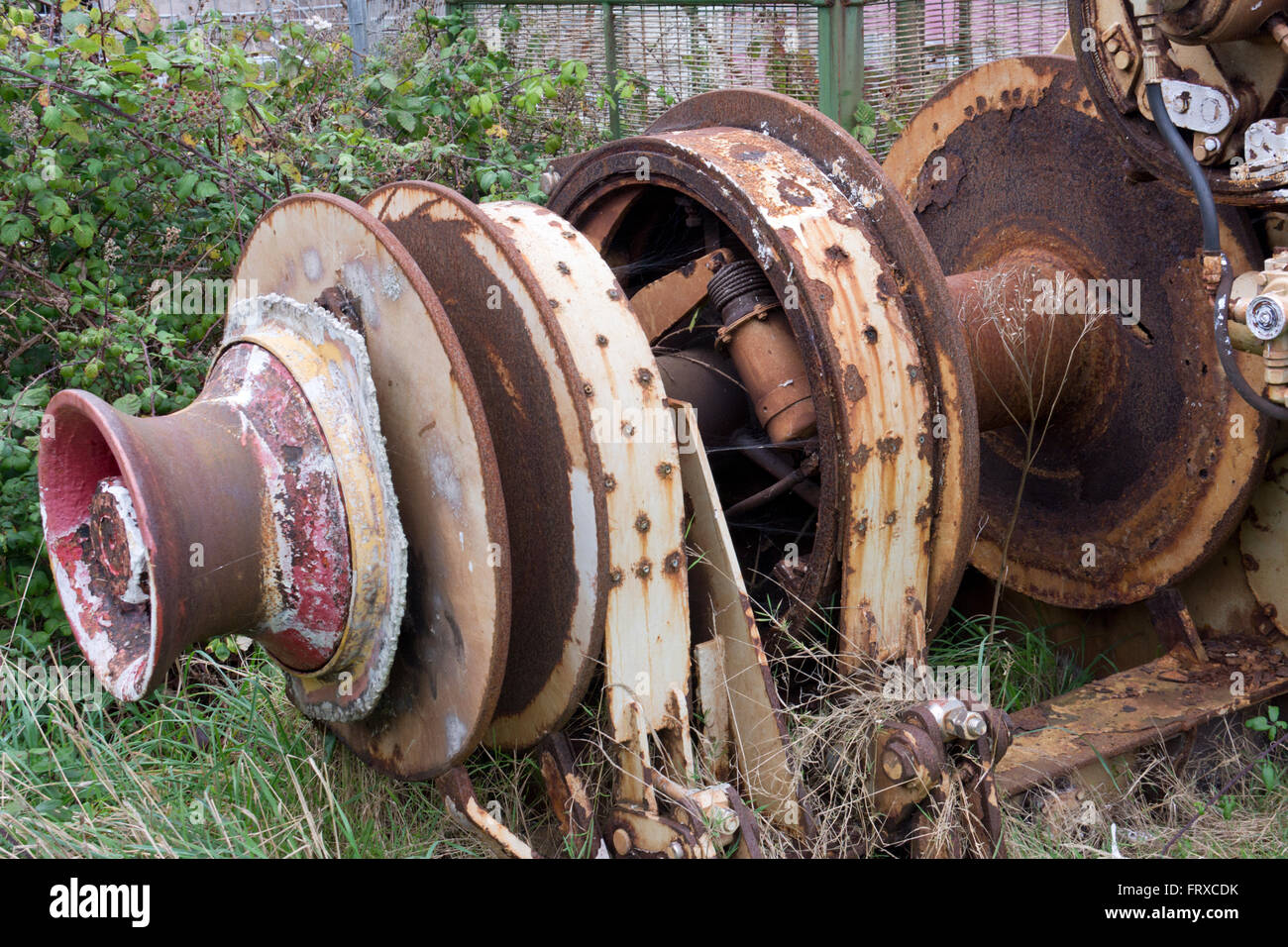 Rusty old machine Stock Photo - Alamy
