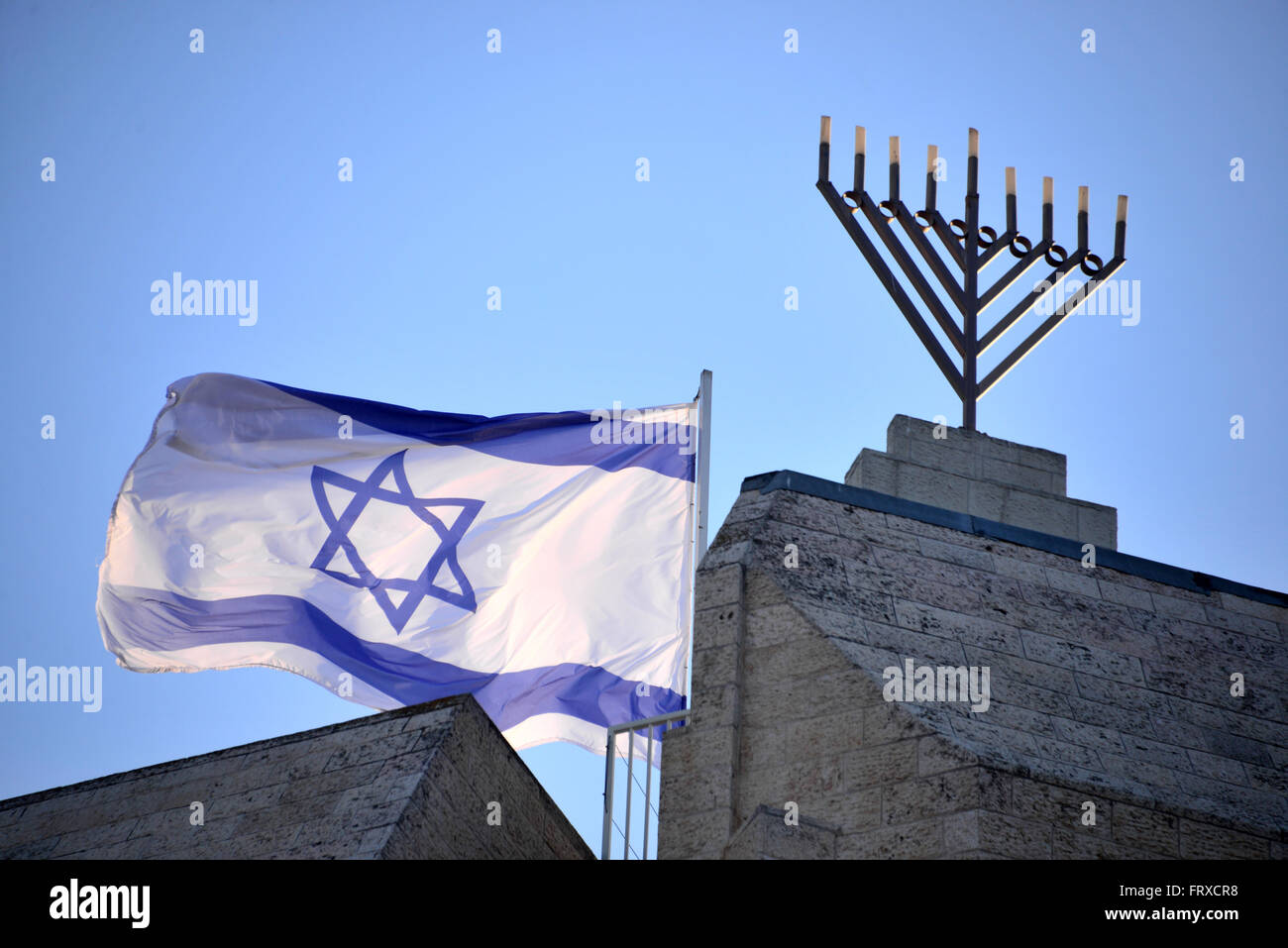 Menora flag hi-res stock photography and images - Alamy