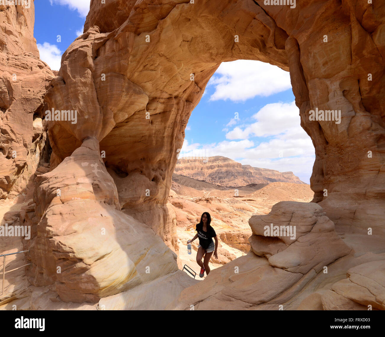 Rock formations in Timna Park near Eilat at Red Sea, Akaba bay, South ...