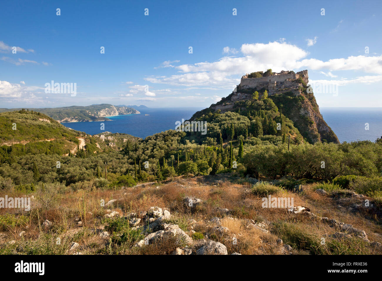 The angelokastro castle in corfu hi-res stock photography and images ...