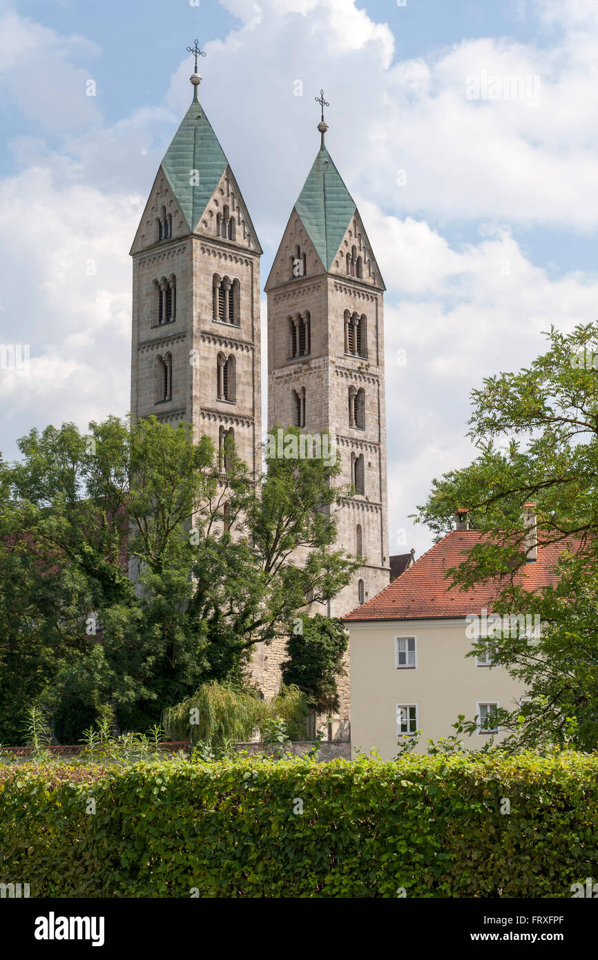 St. Peter church, Straubing, Danube, Bavarian Forest, Bavaria, Germany ...
