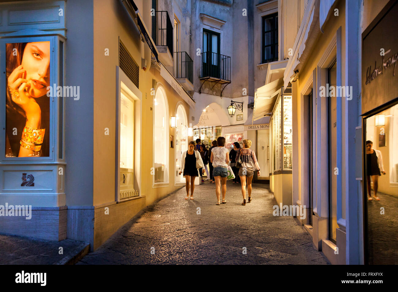 Shopping capri italy hi-res stock photography and images - Alamy