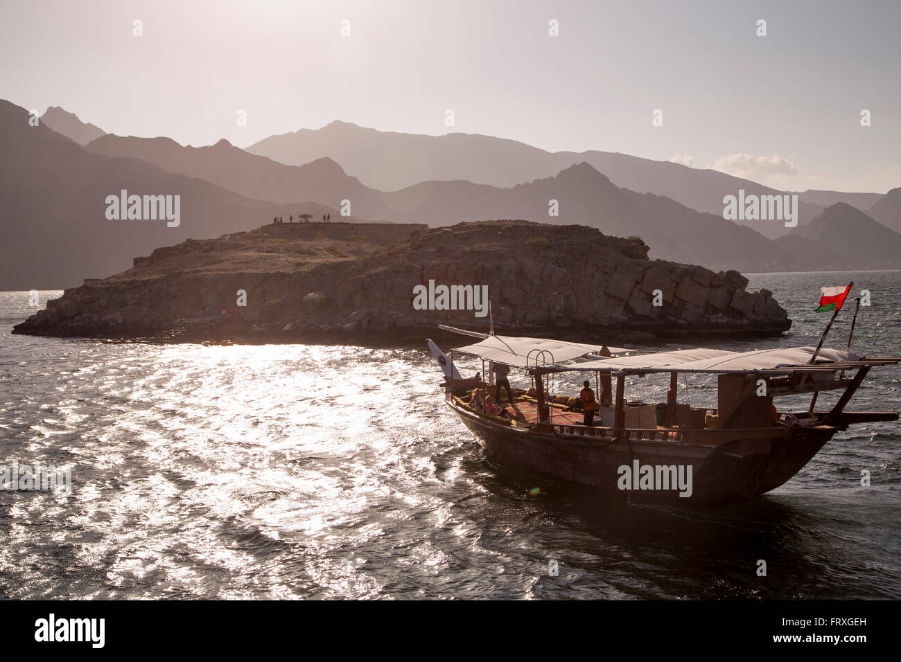 Traditional dhow boat excursion to Telegraph Island in the fjord of ...