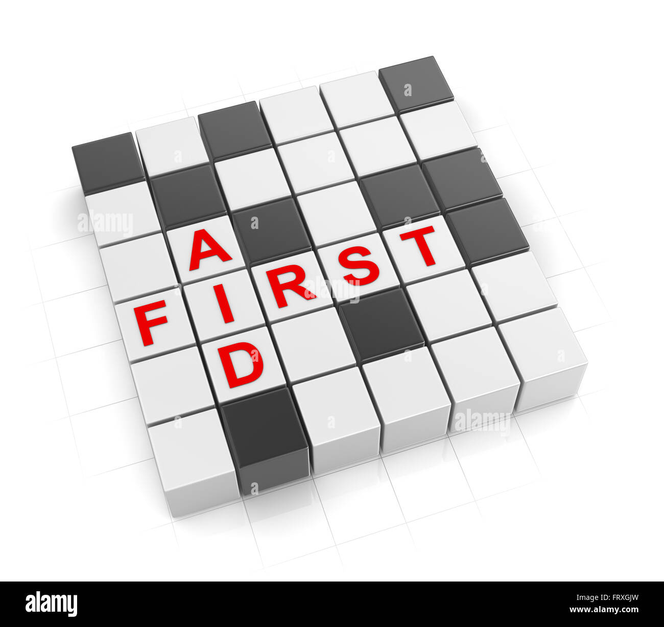3d Crossword Series , 3d rendered image Stock Photo - Alamy