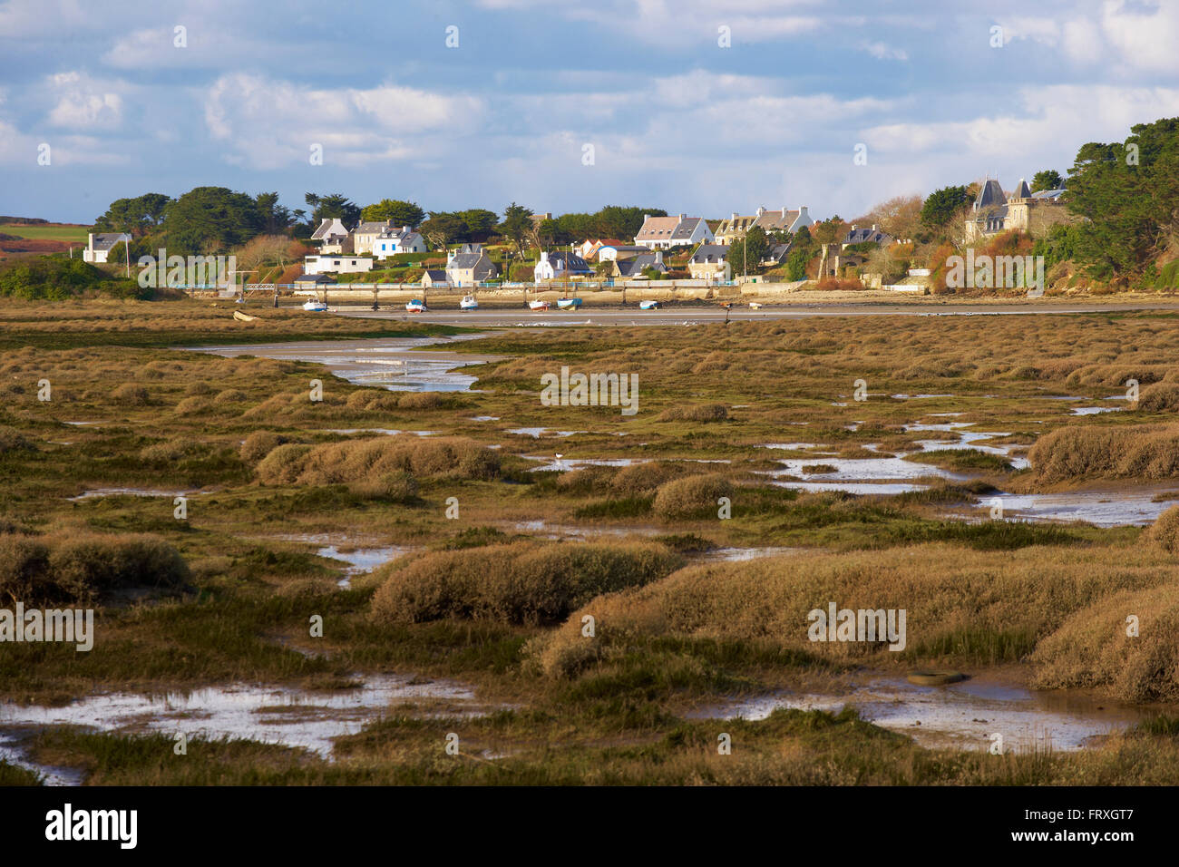 Estuary near Le Conquet, Dept. Finistere, Bretagne, France, Europe ...