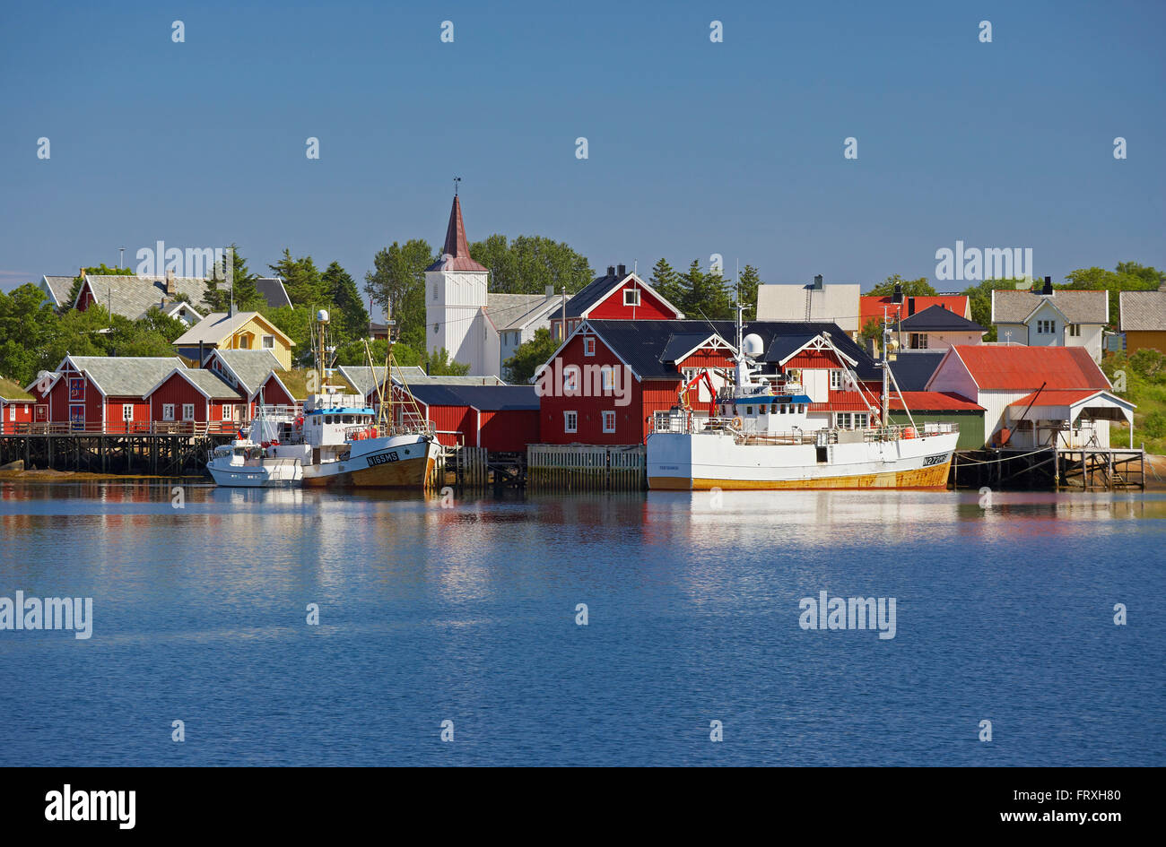 Lofoten fishing boat hi-res stock photography and images - Alamy