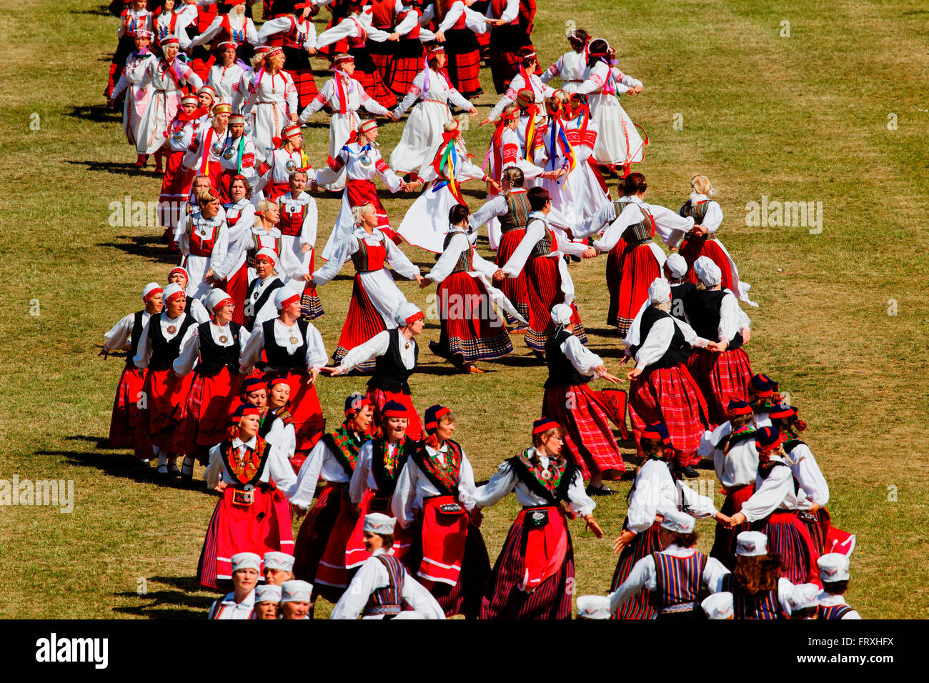 Song and dance festival, Tallinn, Estonia, Baltic States Stock Photo ...