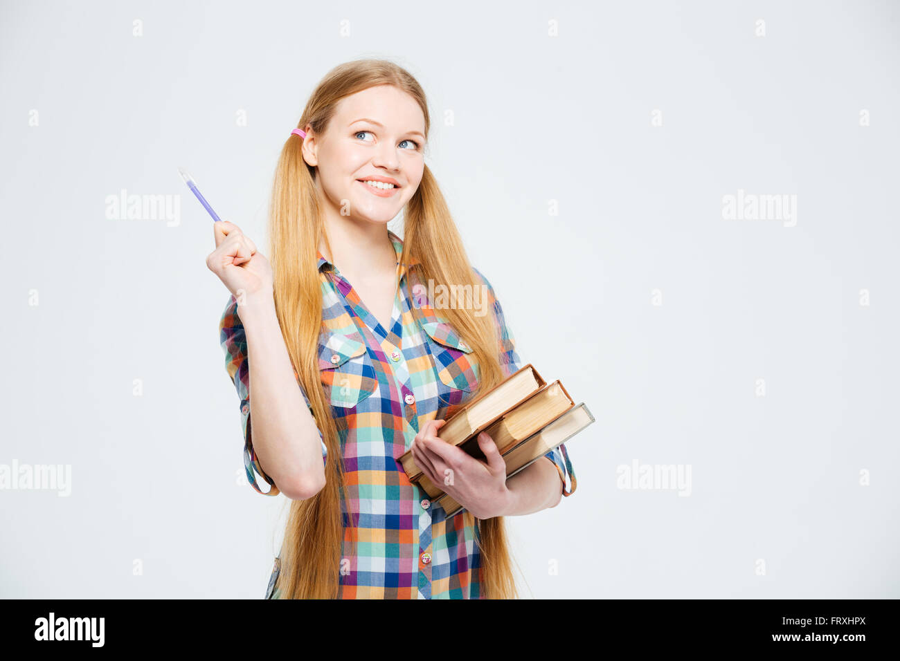 Student thinking something hi-res stock photography and images - Alamy