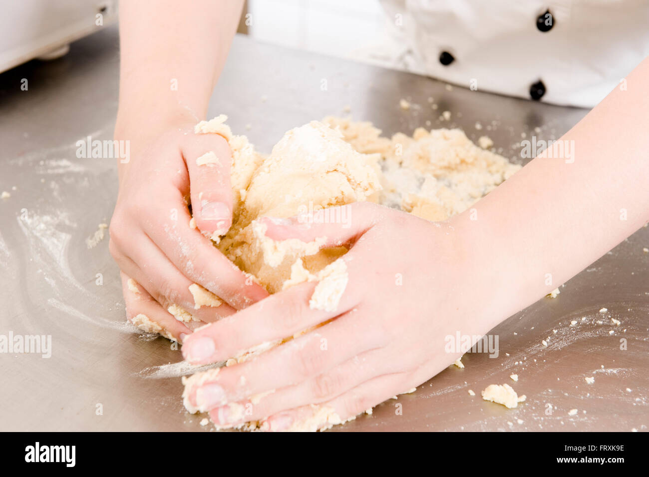 Preparing of short pastry Stock Photo - Alamy