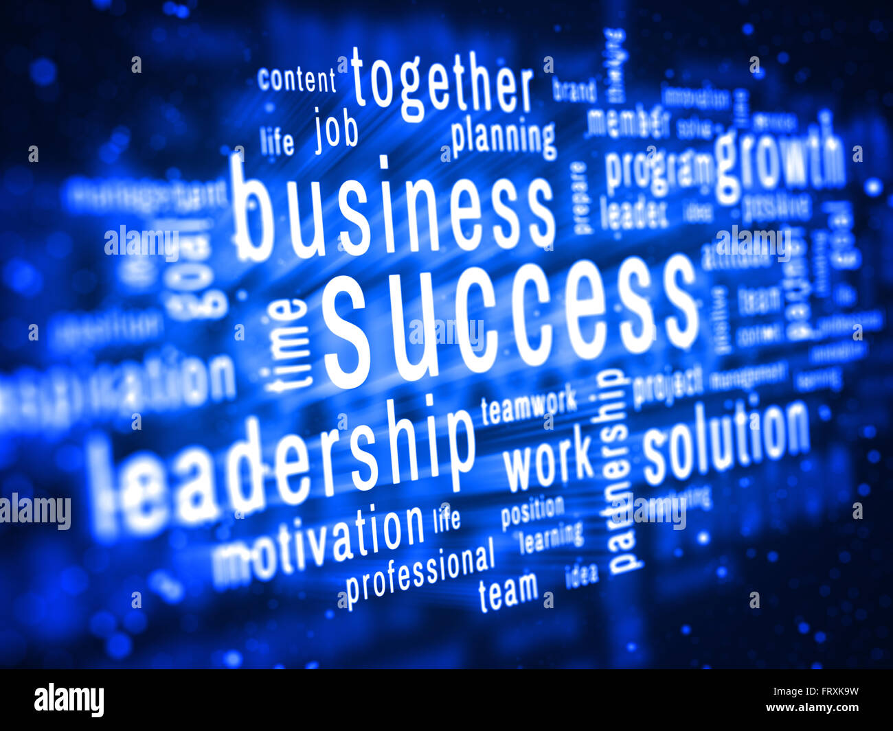 Business growth concept blue hi-res stock photography and images - Alamy