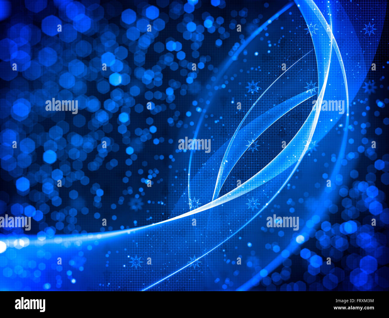 Abstract blue background lens flare hi-res stock photography and images ...