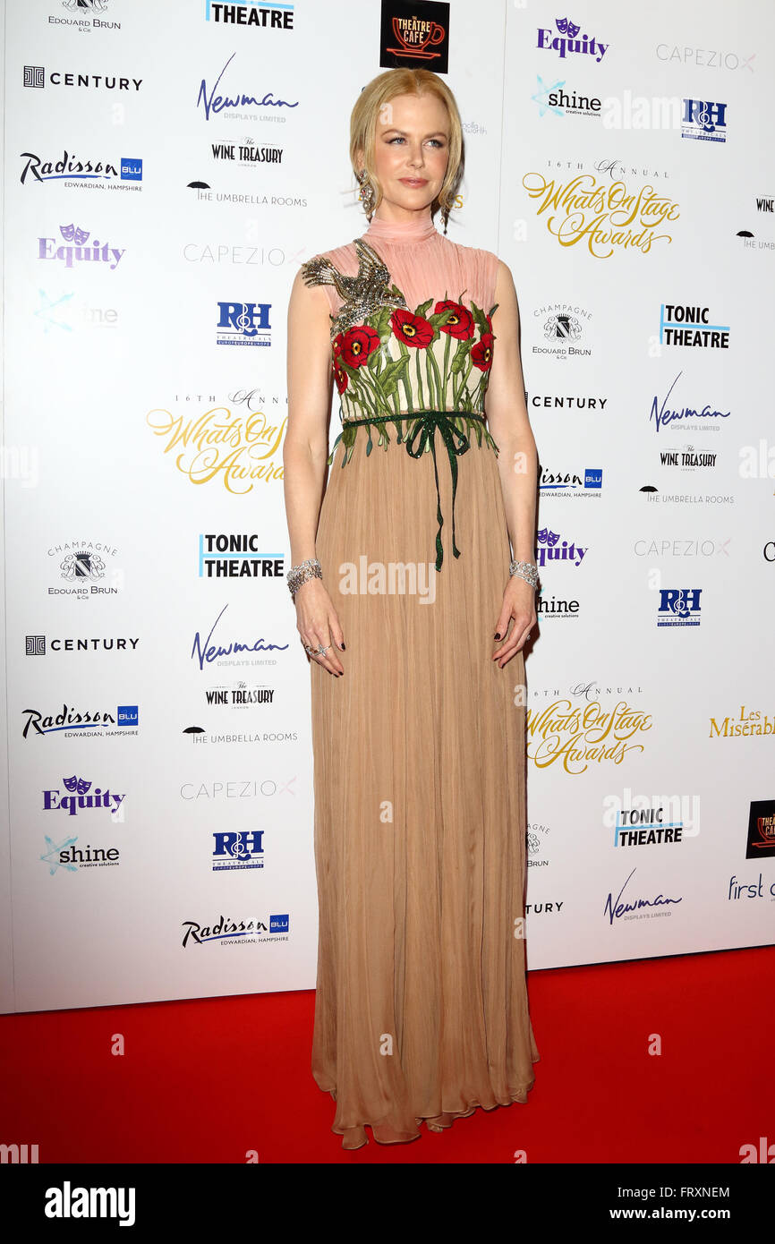 Whatsonstage Theatre Awards held at the Prince of Wales Theatre ...