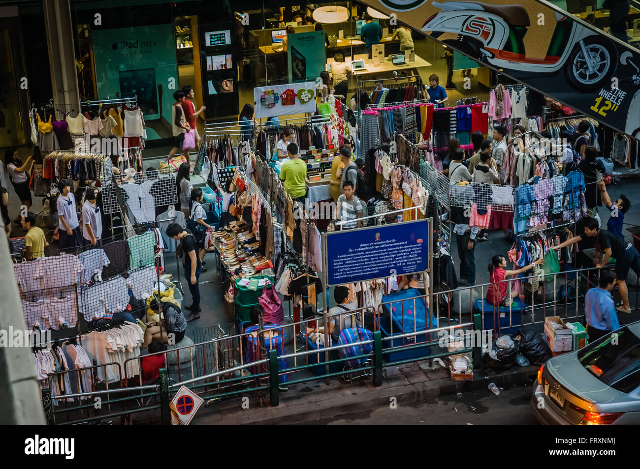 Clothes Market, Bangkok, Thailand Stock Photo - Alamy