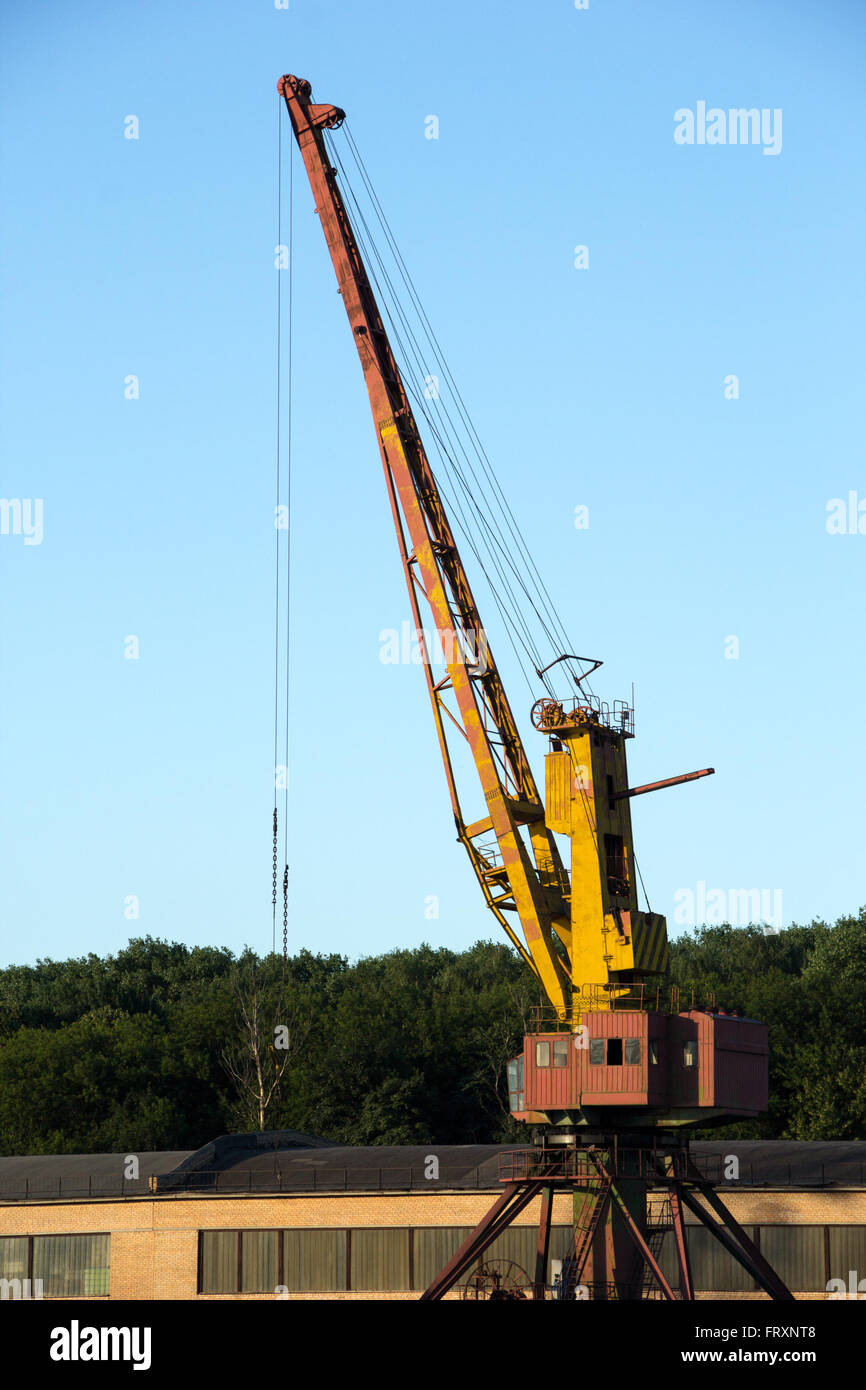 Loading crane hi-res stock photography and images - Alamy