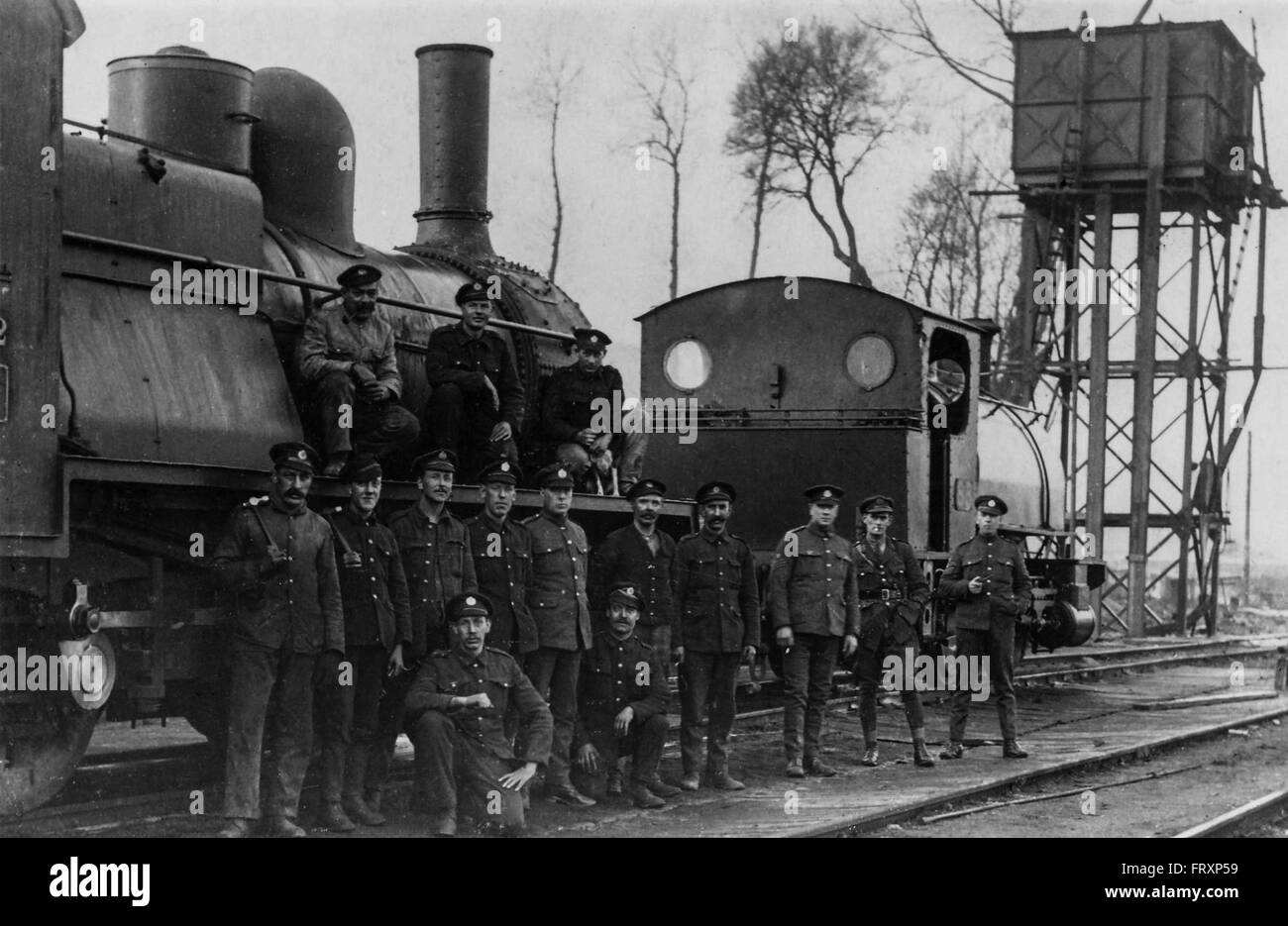 A Baldwin 0-4-0ST and a a Belgian Type 25 0-6-0 locomotive in ROD use ...