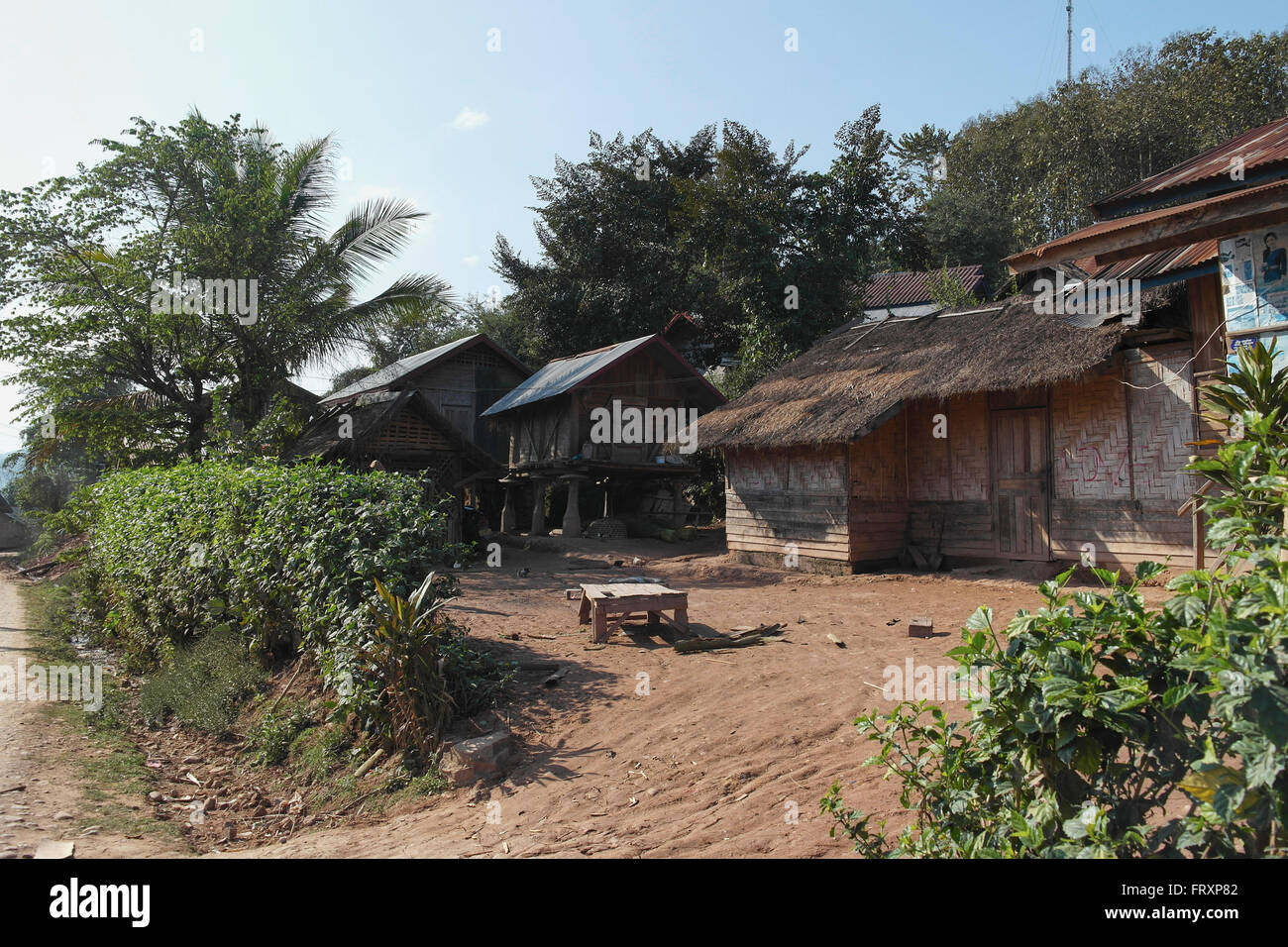 Akha village near Luang Prabang - Laos Stock Photo - Alamy
