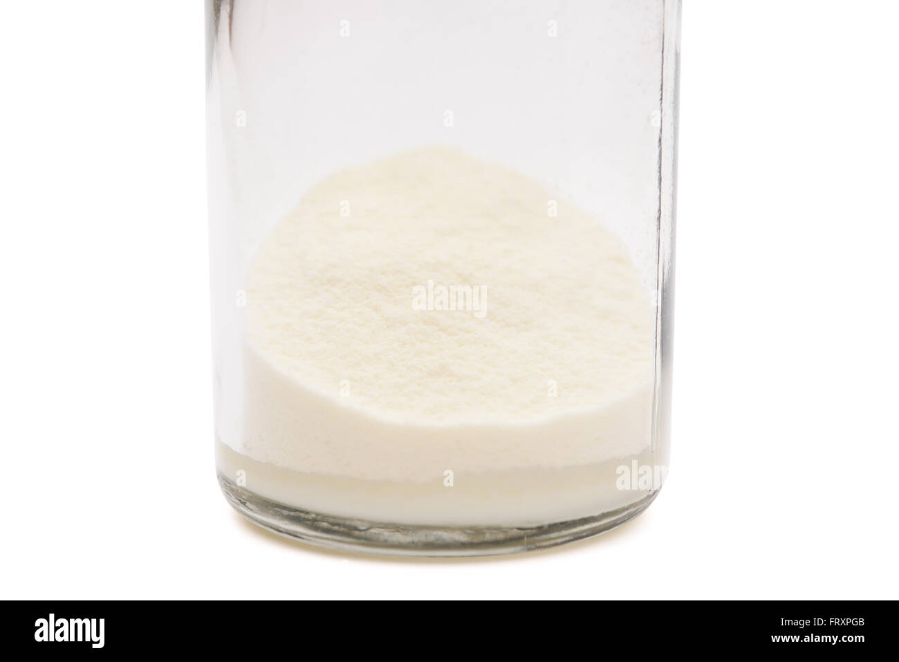 powdered milk in a bottle on white with clipping path Stock Photo - Alamy