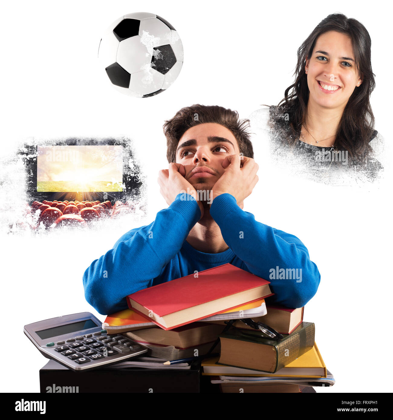 Distracted study hi-res stock photography and images - Alamy