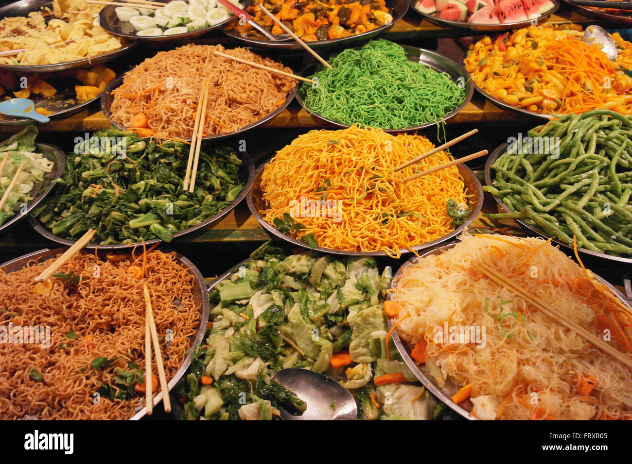 Fresh Vegetables in Luang Prabang - Laos Stock Photo - Alamy
