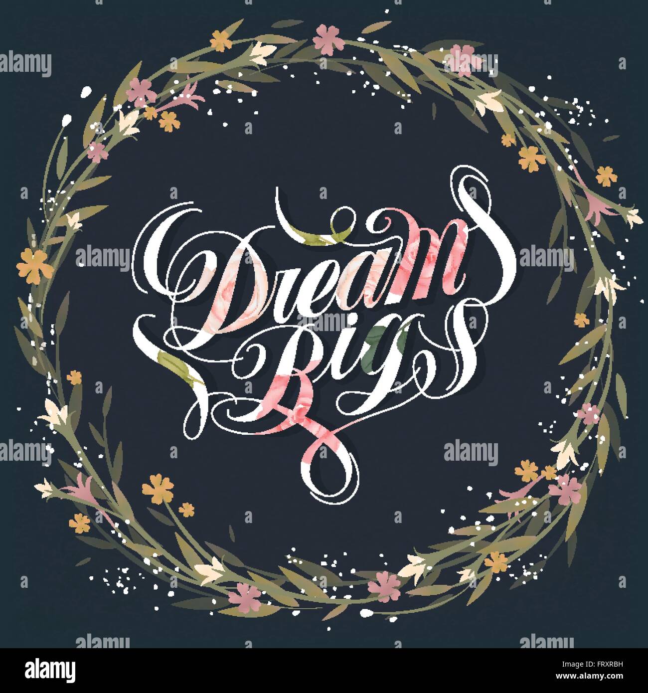 Dreams flower Stock Vector Images - Alamy