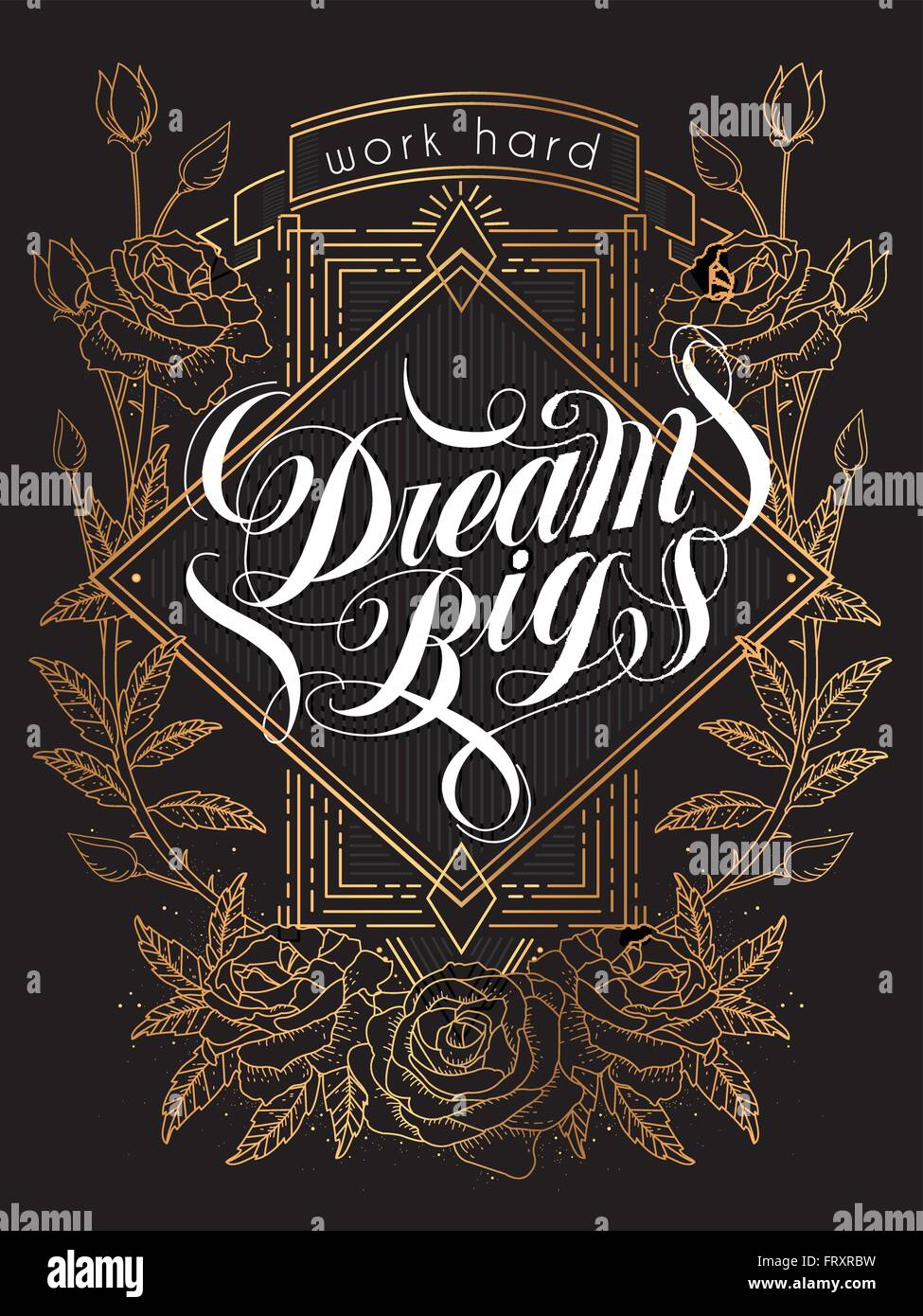 Big golden flower Stock Vector Images - Alamy