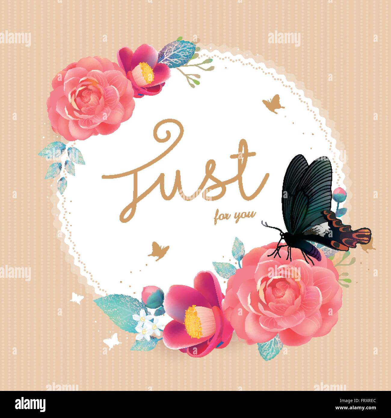 Just roses Stock Vector Images - Alamy