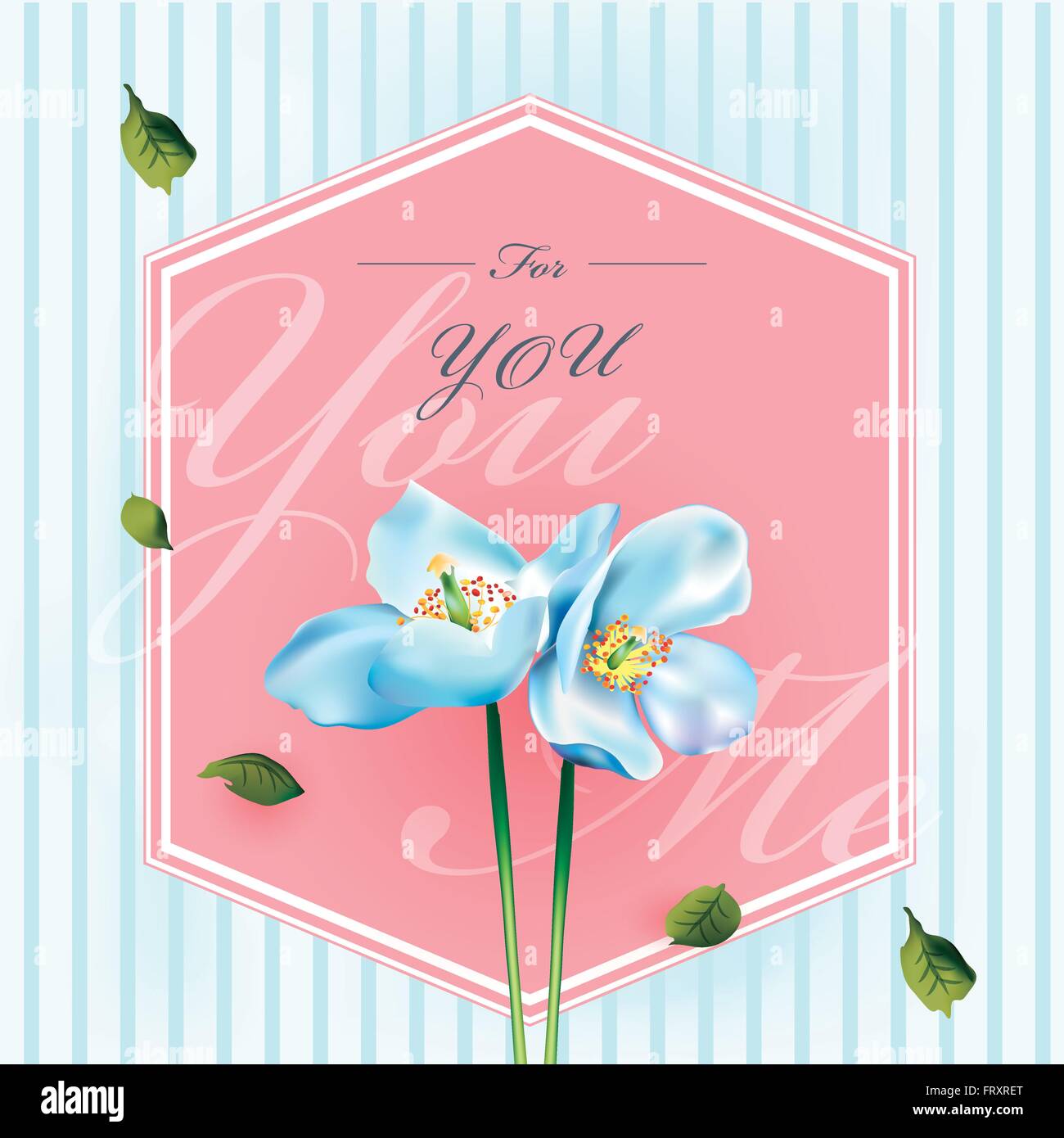 elegant watercolor flowers greeting card design template Stock Vector ...