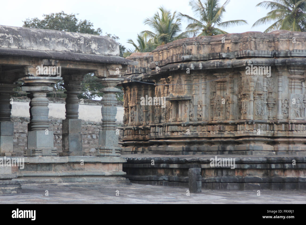 Chennakesava Temple in Belur, Karnataka, the main temple on a star ...