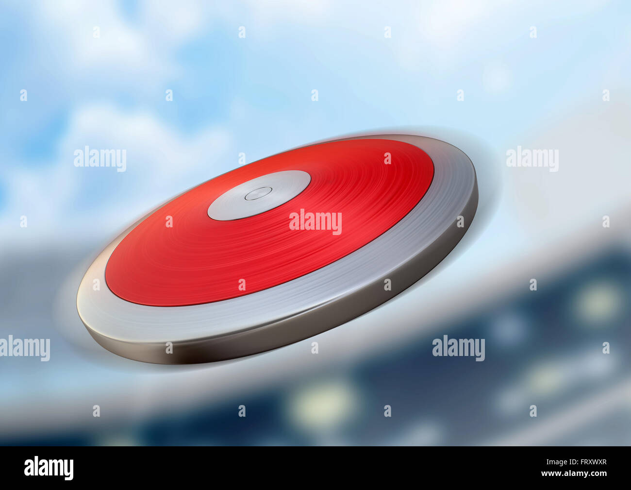 Athlete discus in arena hi-res stock photography and images - Alamy