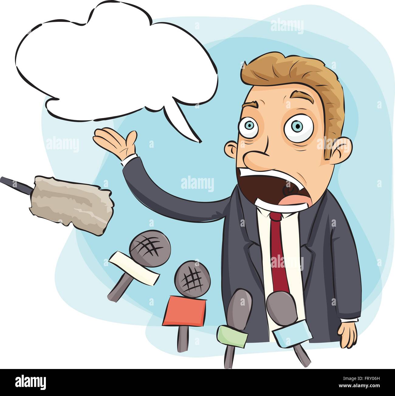 Interview cartoon hi-res stock photography and images - Alamy