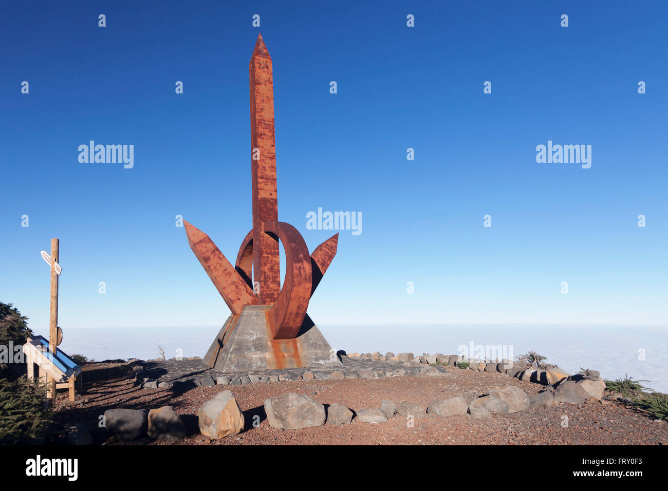 Astronomical viewpoint Monumento Al Infinito by Cesar Manrique at the ...