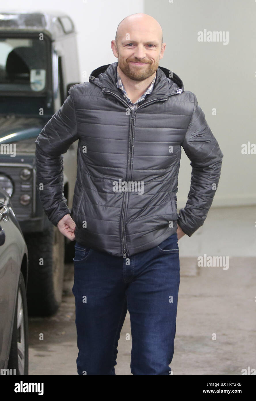 Matt Dawson outside ITV Studios Featuring: Matt Dawson Where: London ...