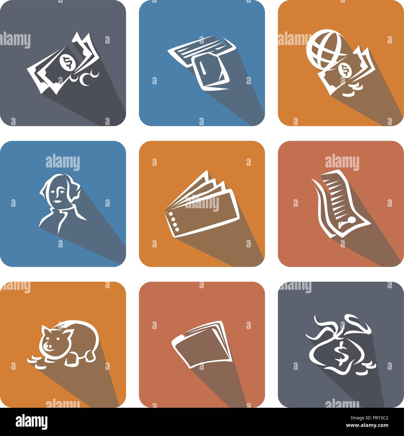 Business financial icon Stock Vector Images - Alamy
