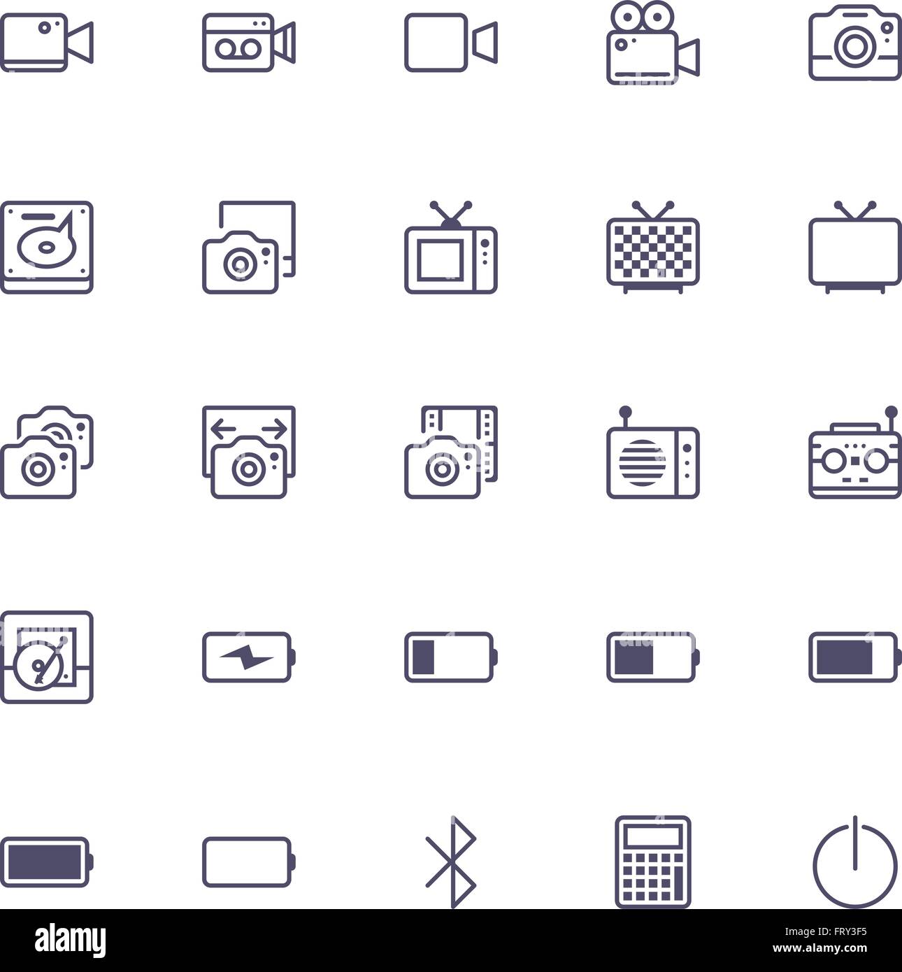 mobile application icons Stock Vector Image & Art - Alamy