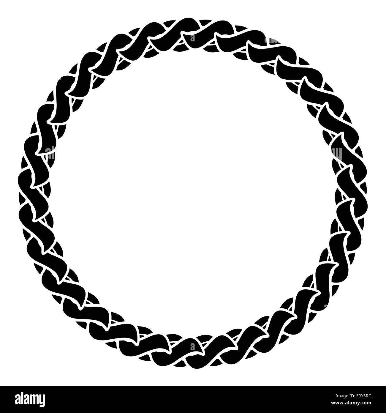 Circle Frame Isolated Stock Photo - Alamy