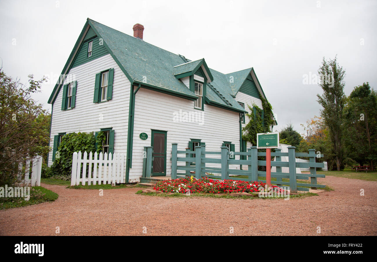 CAVENDISH, PEI - SEPTEMBER 1, 2013: Green Gables, located in Cavendish ...