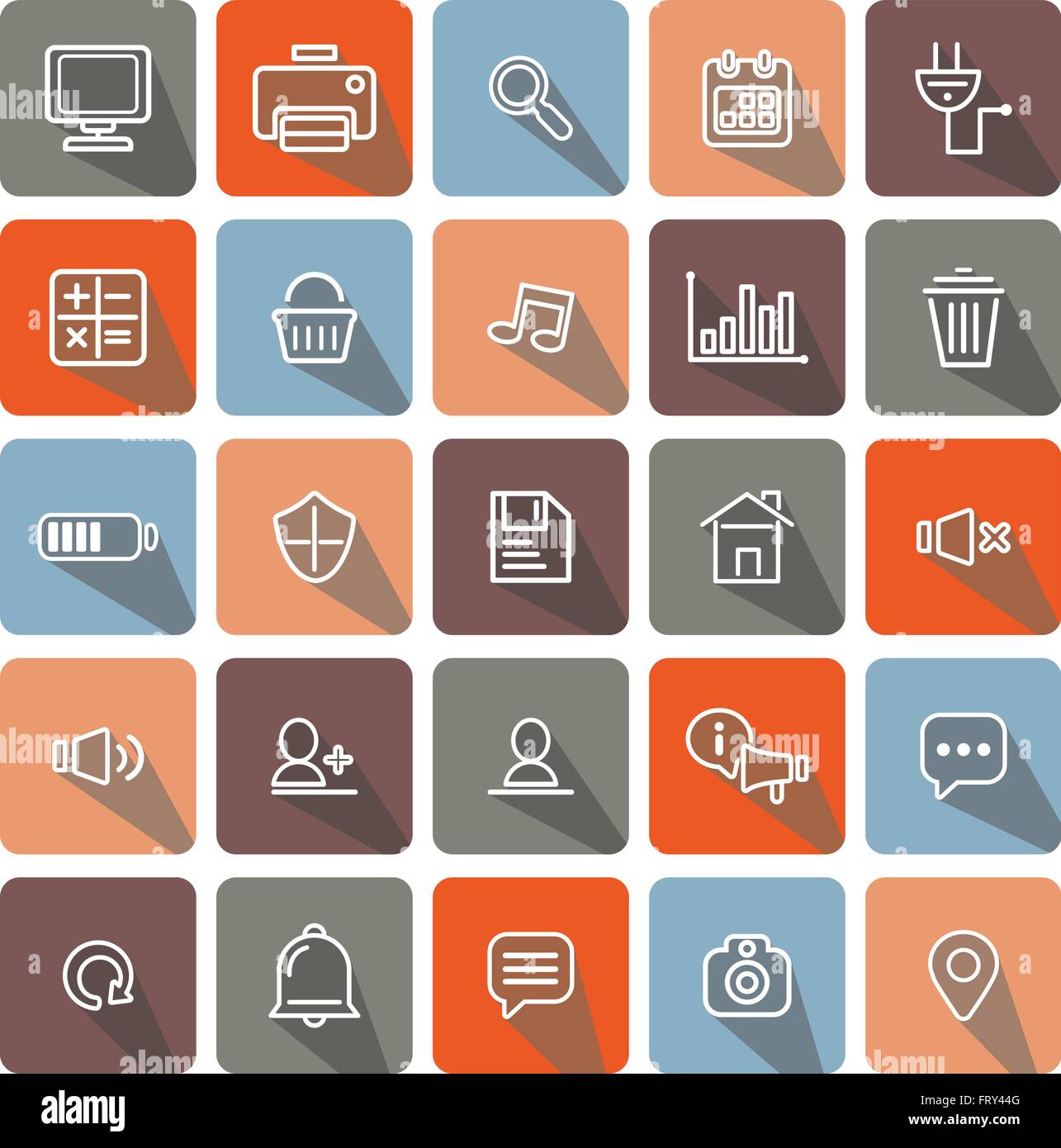 computer application icons Stock Vector Image & Art - Alamy