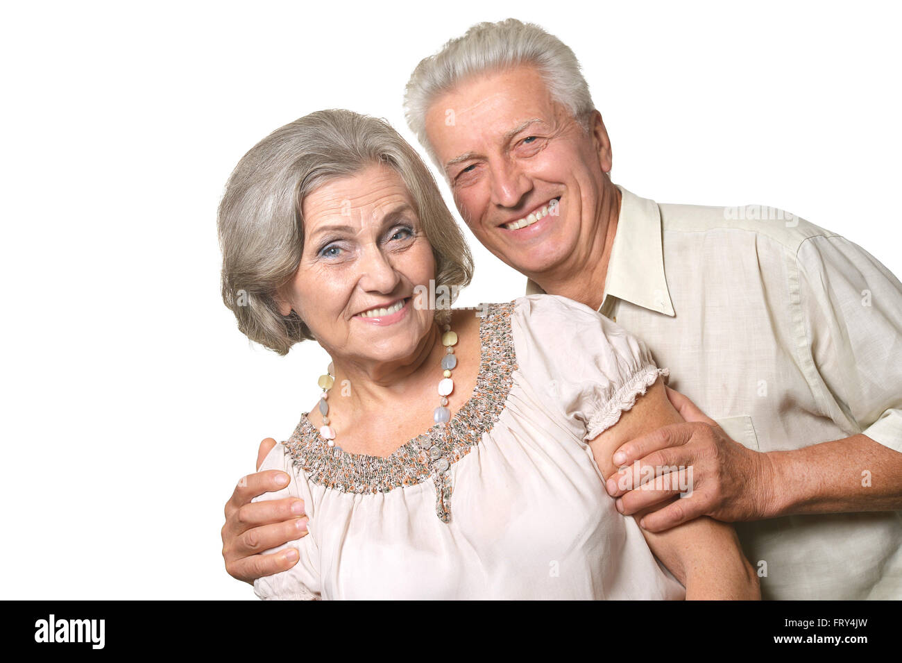 Happy older pair Stock Photo - Alamy