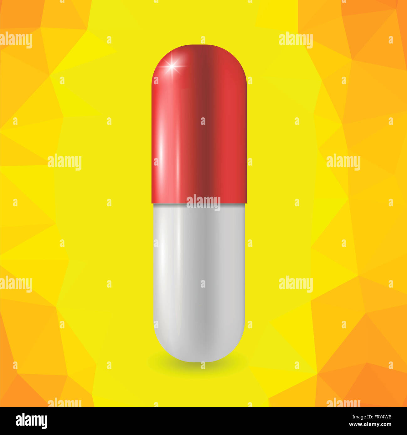Red Pill Isolated Stock Photo - Alamy