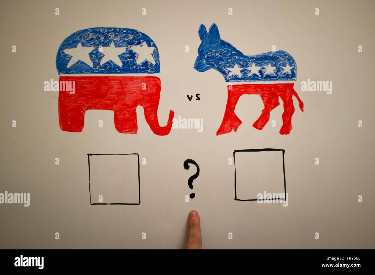 Concurrent politics concept. Democrats vs republicans elections. USA ...