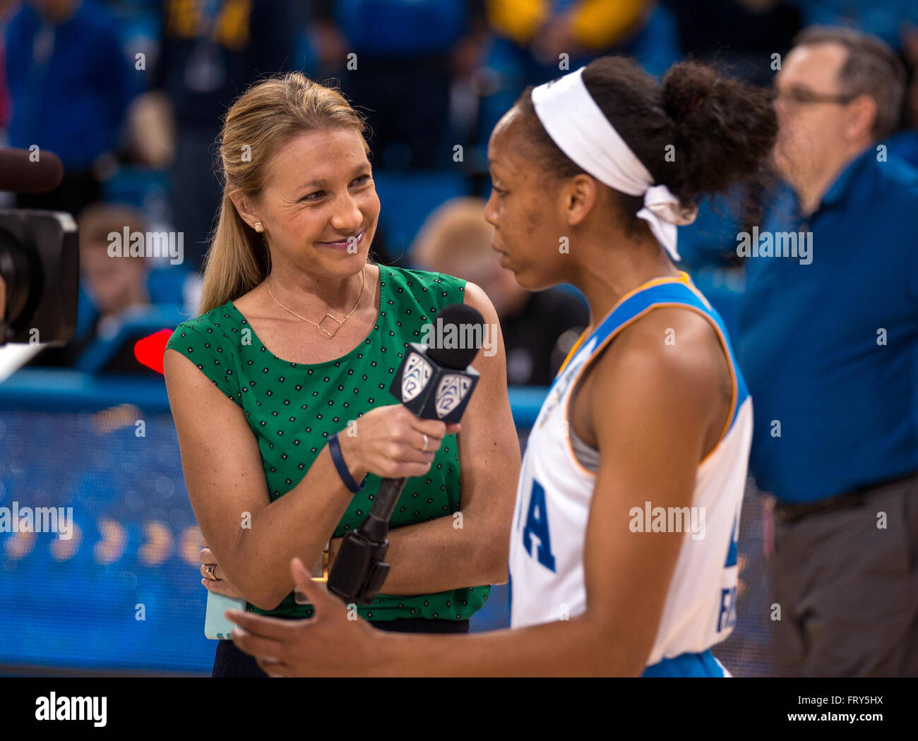 Westwood, California, USA. 21st Jan, 2016. CA.Pac-12 sideline reporter ...